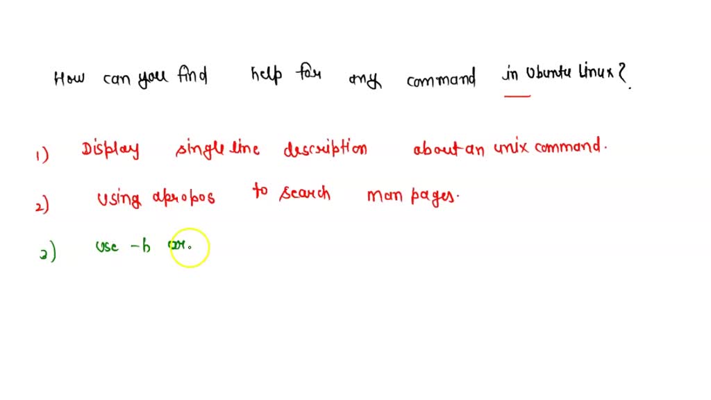 Suppose you need to use a Linux command to accomplish a task that is ...