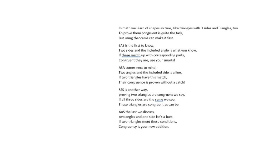 SOLVED: Activity: Write 4 poems consisting of 4 to 6 stanzas. Make sure that each stanza ...