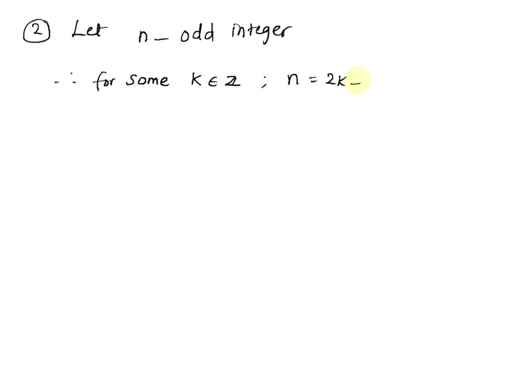 Solved Prove By Cases 7 If Integers X And Y Have The Same Parity Then Xy Is Even The 6009