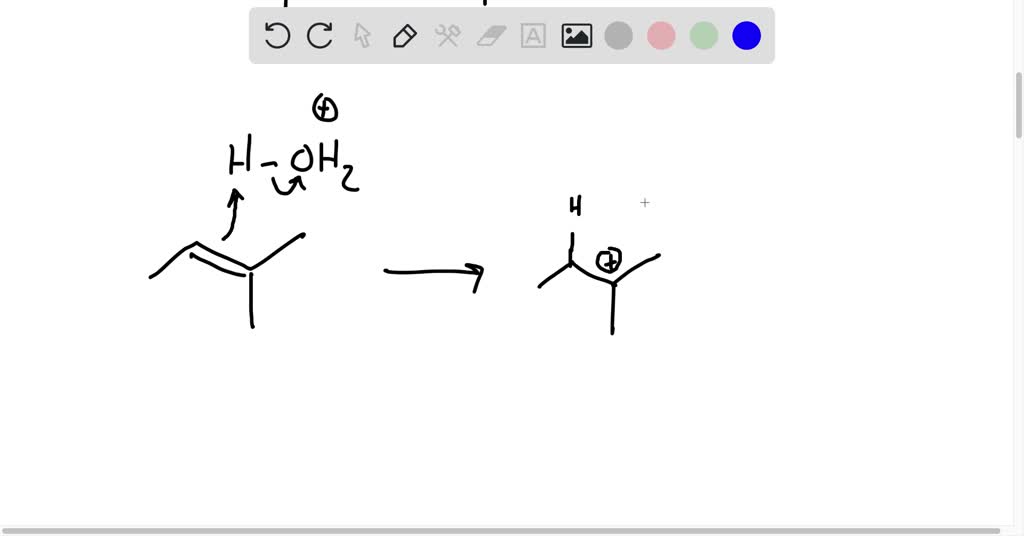 SOLVED: Write equations for the hydration of 2-methyl-2-butene and 2 ...