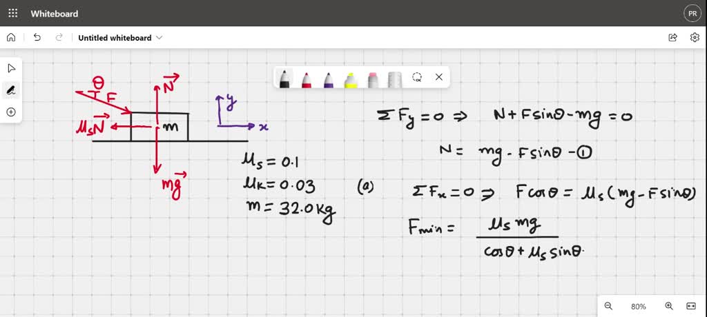 SOLVED: contestant in winter games event pushes 54.0 kg block of ice ...