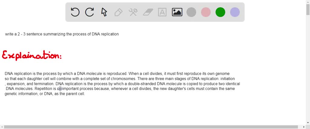 SOLVED: how do I do an acrostic poem for "DNA Replication?" it has to ...
