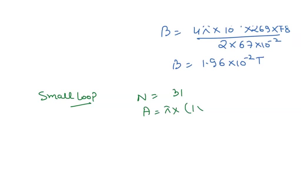 SOLVED: Problem 3 As shown in the figure, large round loop of 269 turns ...