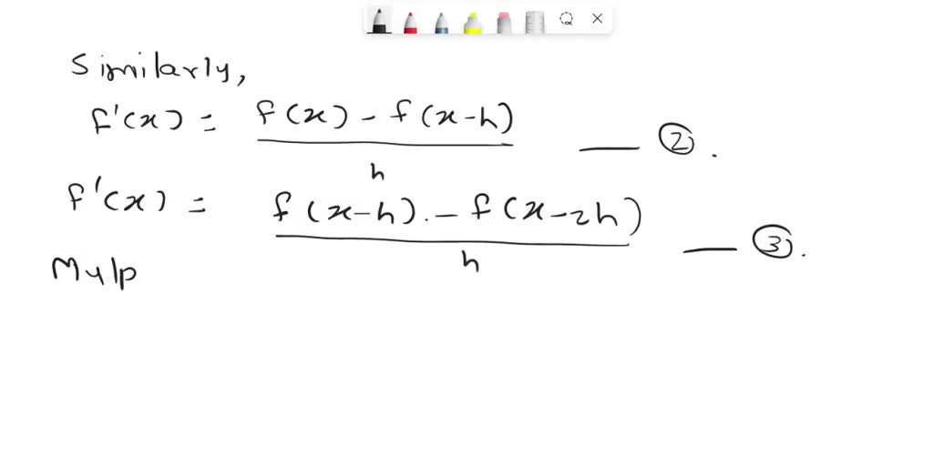 Using Taylor series, derive the approximation formula [f(x + 2h) â‰ˆ 2f ...