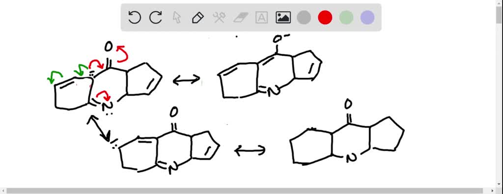 SOLVED: Draw the resonance structures far the following compounds using curved arrow notaticn ...