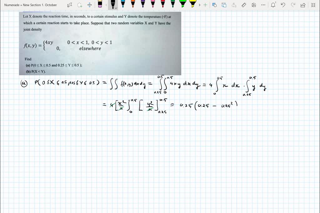 SOLVED: Let X denote the reaction time, in seconds, to a certain ... SOLVED: Let X denote the reaction time, in seconds, to a certain ...