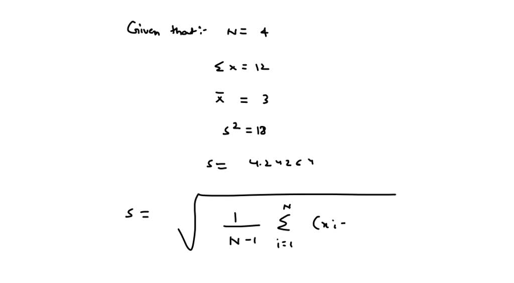 SOLVED: (6) Wat is are the Valiables that represent the Variance ofthe ... SOLVED: (6) Wat is are the Valiables that represent the Variance ofthe ...