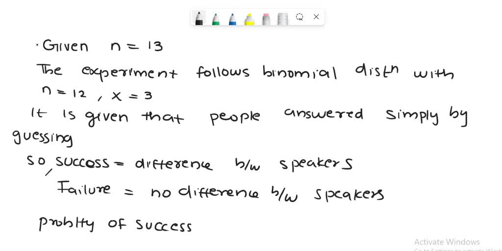 SOLVED: Twelve people are given two identical speakers, which they are ...