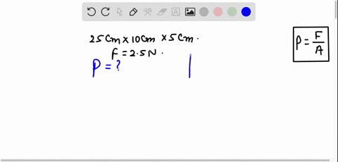 calculate the pressure exerted by a brick which applies a force of 25 n ...