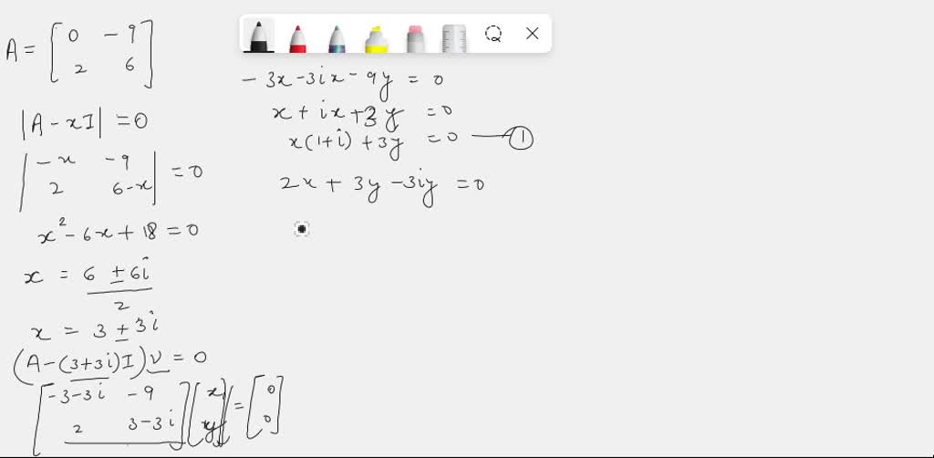 VIDEO solution: Find all distinct eigenvalues of A Then find the basic eigenvectors of A ...