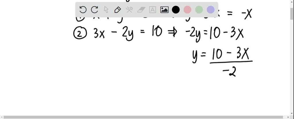 SOLVED: The sum of two numbers is 0. Twice the smaller number subtracted from 3 times the larger ...