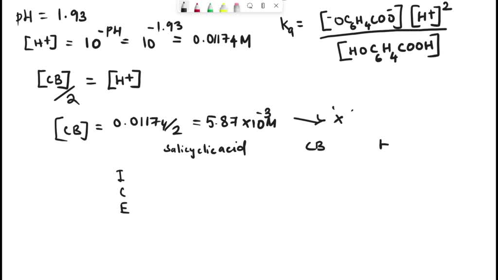 SOLVED: Salicylic acid reacts with acetic acid to form aspirin, also ...