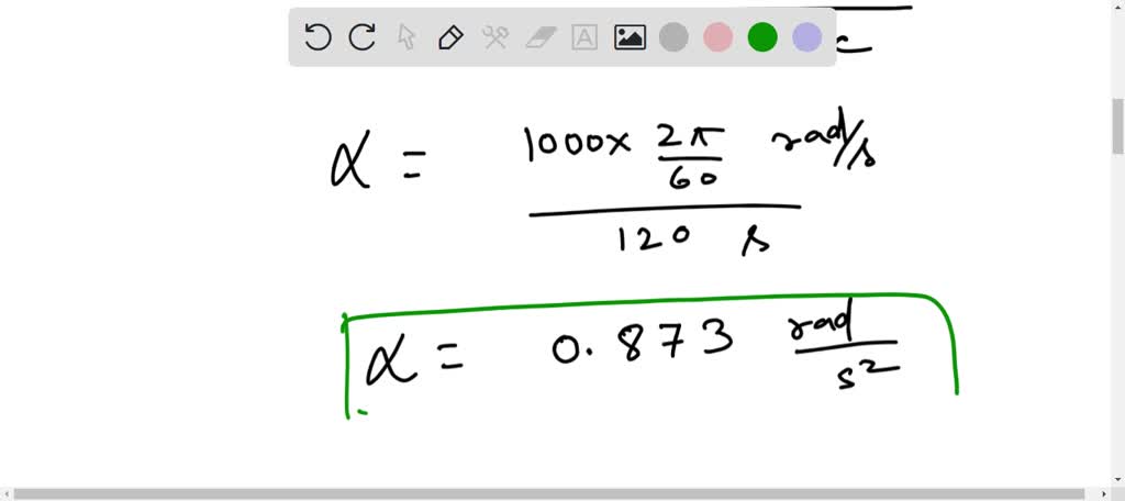 SOLVED: The angular velocity of a rotating rigid body increases from 500 to 1500 rev/min in 120 ...