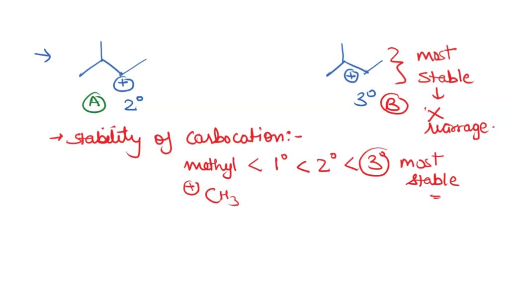 SOLVED: 17. Will either carbocation shown below undergo rearrangement ...