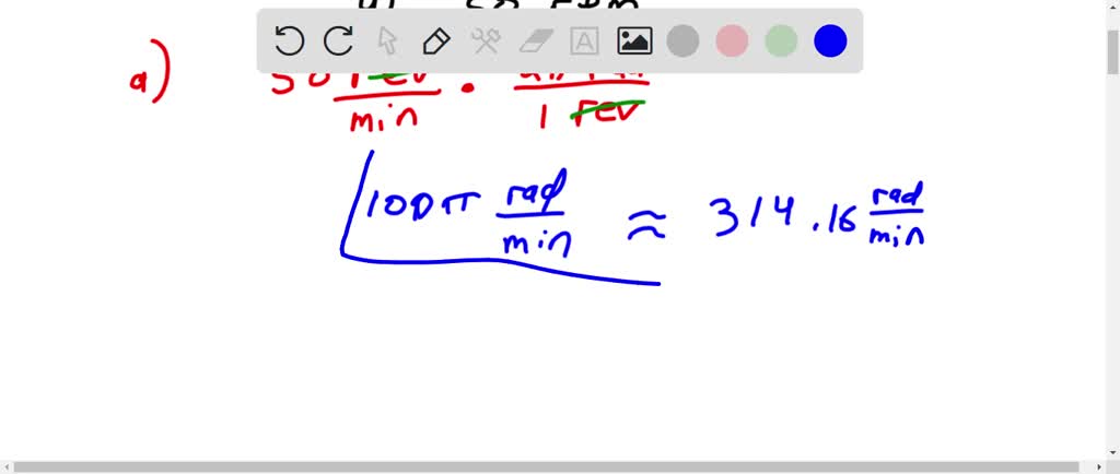 SOLVED: A ceiling fan with 24-in. blades rotates at 50 rpm. (a) Find ...