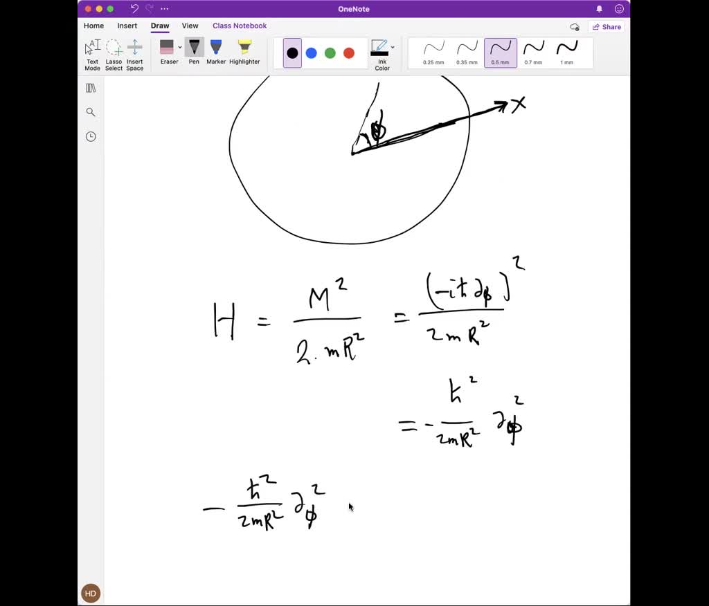 SOLVED: (a) What is Schrodingers equation for a particle of mass m that is constrained t0 move ...