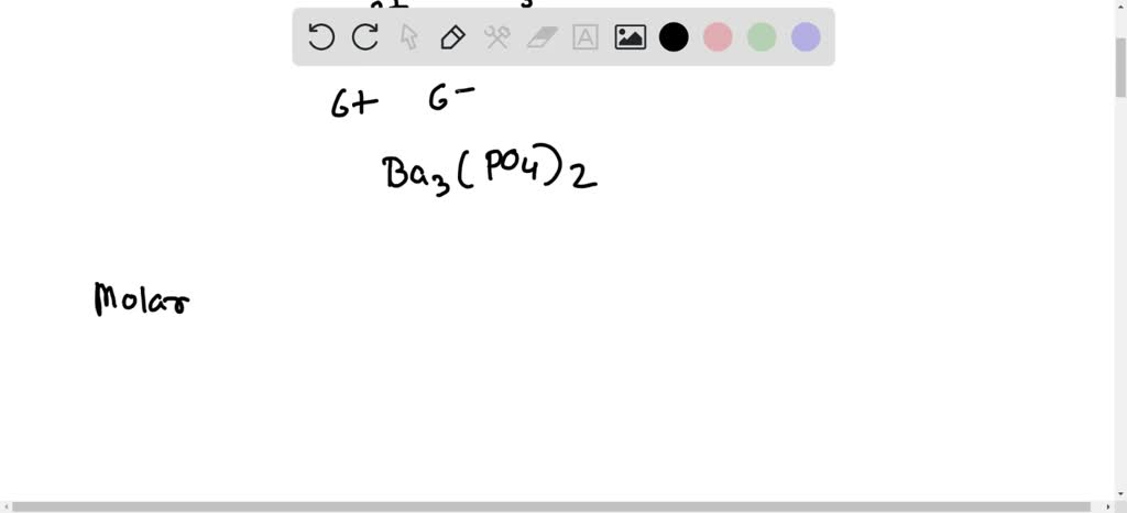 SOLVED: Q2. What is the molar mass of barium phosphate? Steps: first ...