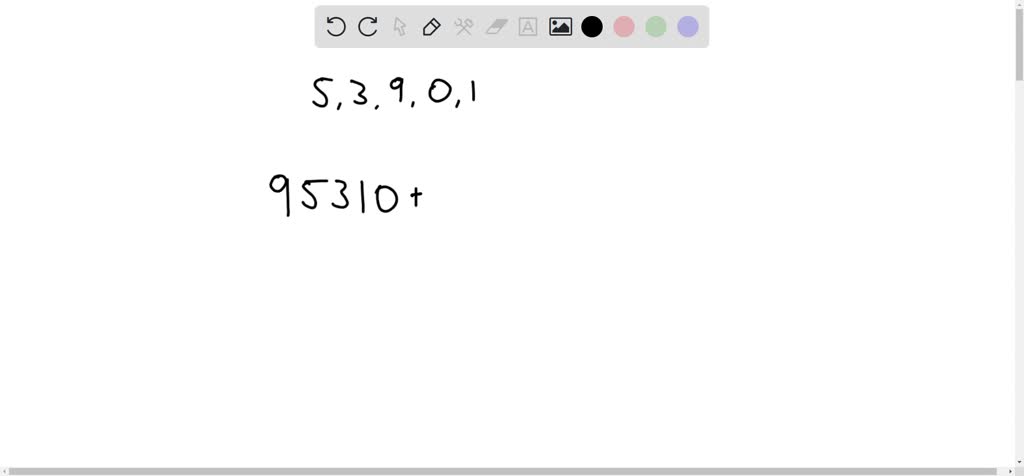 Solved Show The Difference Between The Sum Of Largest And Smallest Number Formed By Digits 4583
