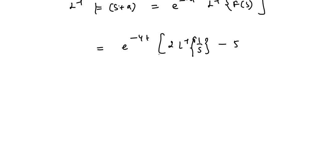 Solved A Using The Convolution Theorem Find The Inverse Laplace Transform Of Fs Ss
