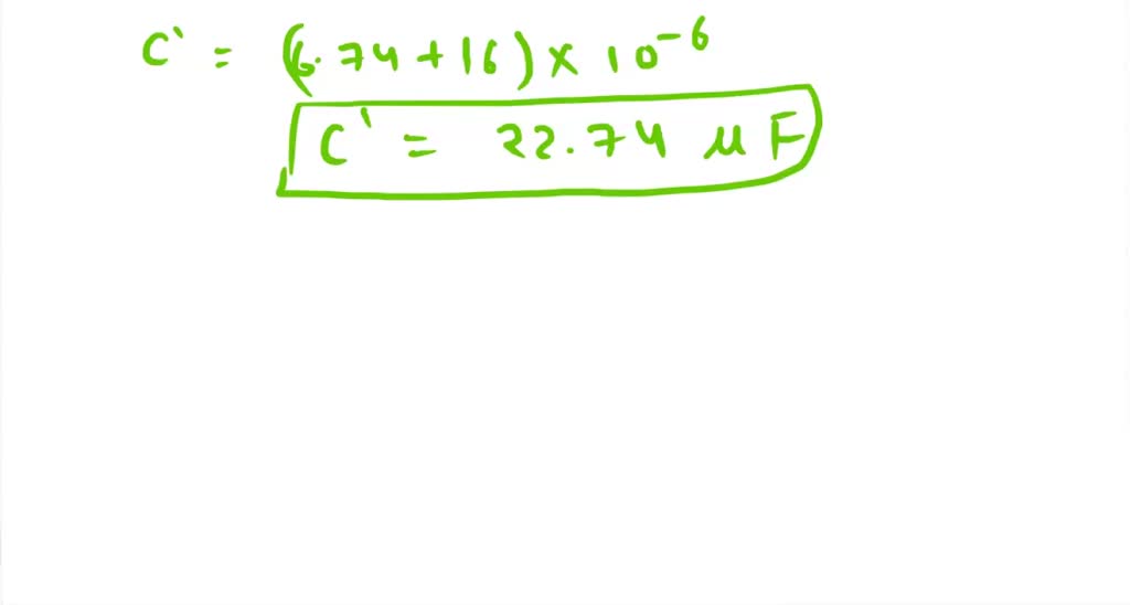 SOLVED: Consider the circuit shown below where four capacitors, C1=4.2 UF C2-1.9 UF C3-2.4 pF ...