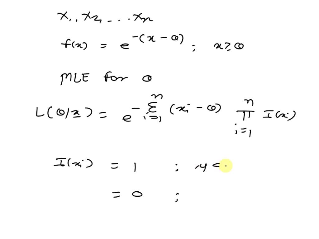 SOLVED: 8.1. Let X1, . . . , Xn be a sample from the distribution whose density function is f(x ...