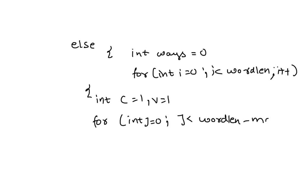 Solved Given The Length Of A Word Wordlen And The Maximum Number Of Consecutive Vowels