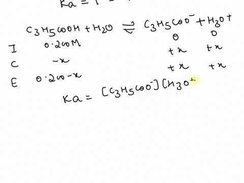 A calculate the hydrogen ion concentration in a 0200 m...