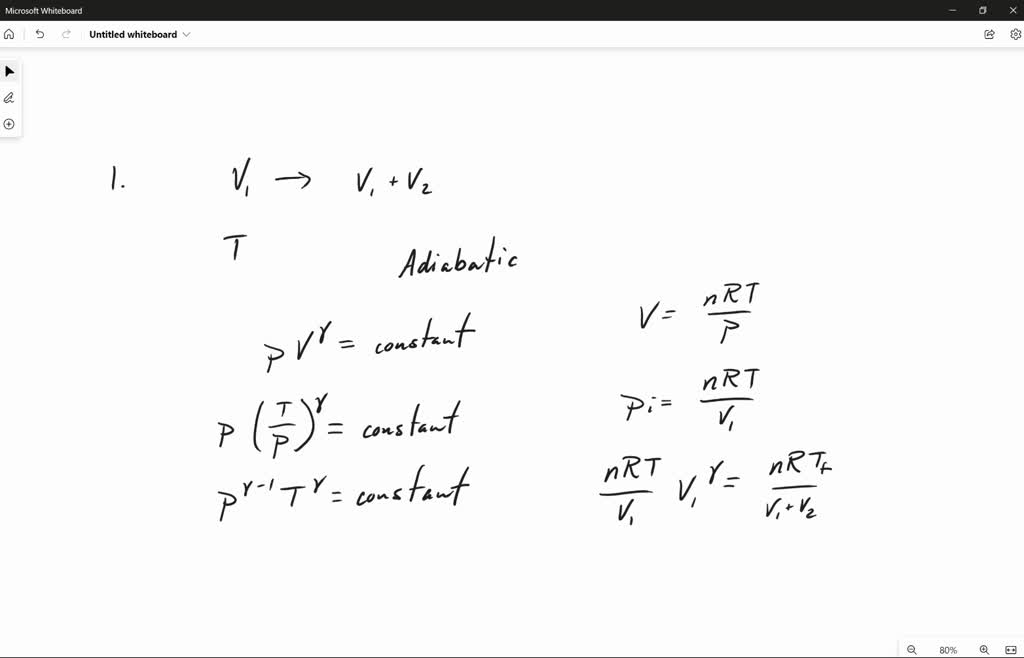 SOLVED: Problem 10. An ideal gas is originally confined to a volume Vi in an insulated container ...