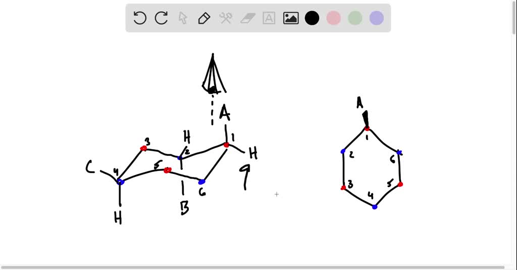 SOLVED: A trisubstituted cyclohexane compound is given below in its chair conformation. Draw the ...