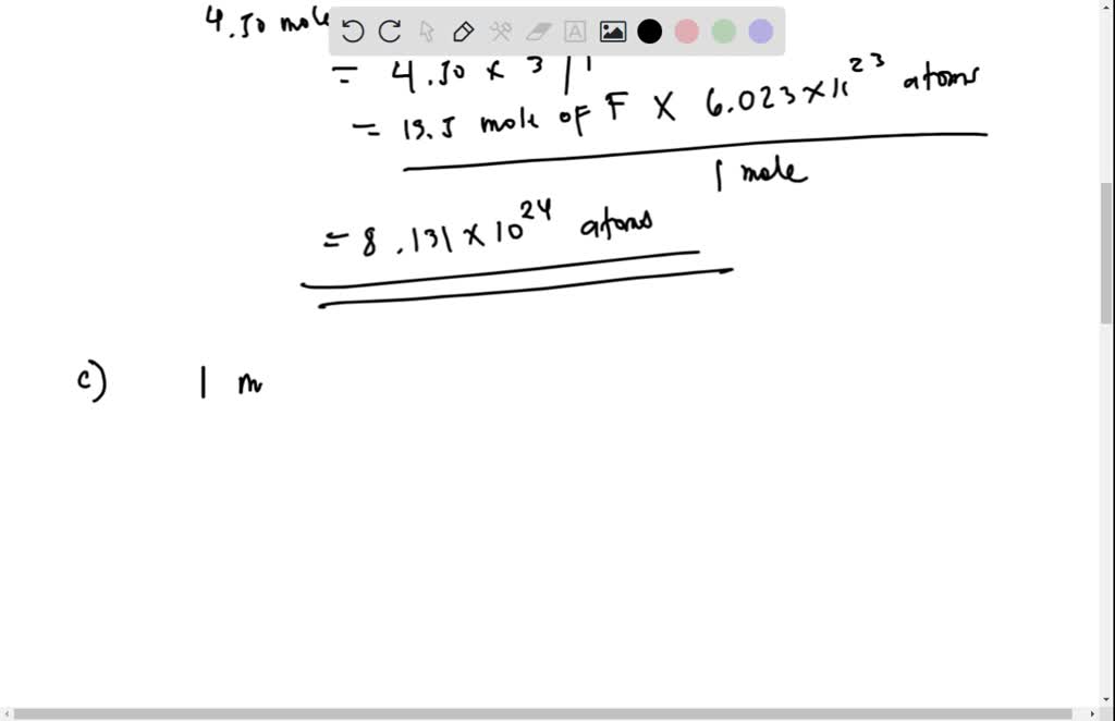SOLVED: Worksheet 2: The Mole and Chemical Quantities 1) What is the ...