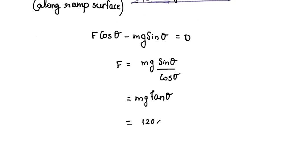SOLVED: 36 In Fig: 5-31, chest of mass 71 't[! m = 120 kg is pushed at constant 0 | speed up ...