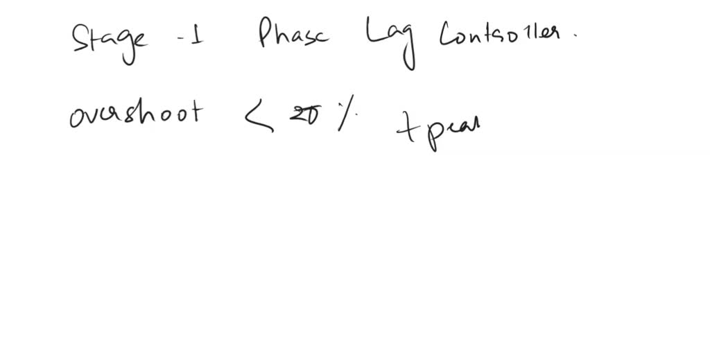 Solved Problem 1 20 Points Starting With The Time Domain Controller Equations Derive The 