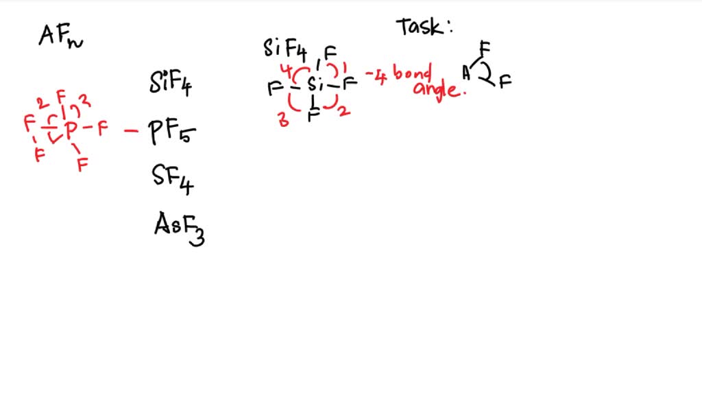 SOLVED: In which of the following AF molecules or ions is there more ...