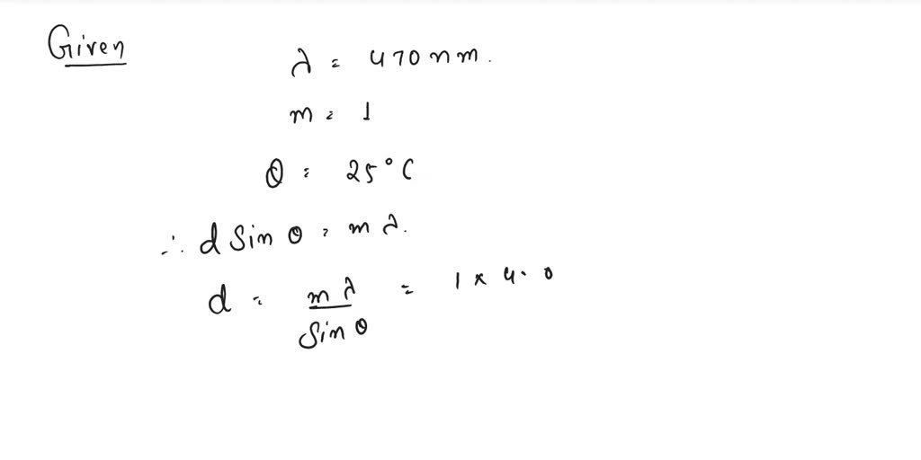 SOLVED: Q8. How many lines per centimeter are there on a diffraction ...