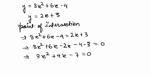 solve the following system of simultaneous equations algebraically and ...