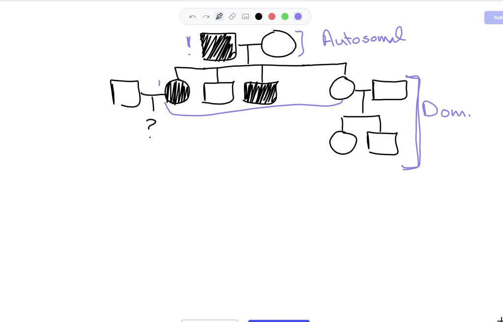 SOLVED: Which pattern of inheritance is shown here? SOLVED: Which pattern of inheritance is shown here?
