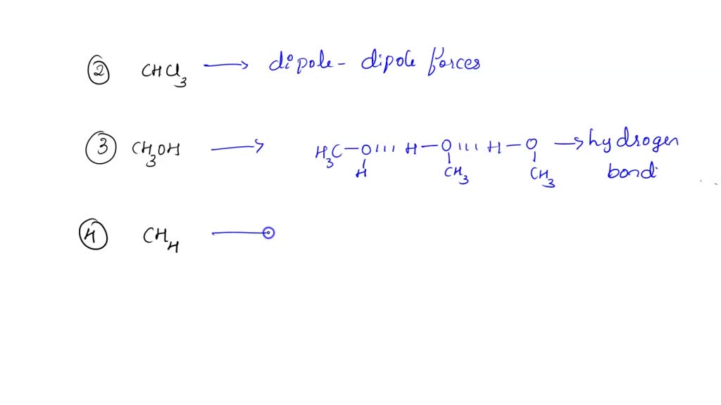 SOLVED: 'What is the strongest type of attractive force (dipole-dipole ...