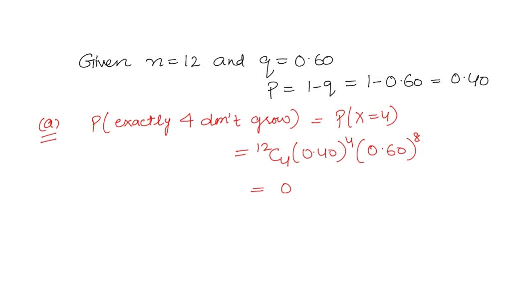 Computing Probability: If a seed is planted, it has a 60% chance of ...