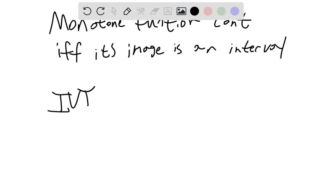 Solved Show That A Monotone Function On An Open Interval Is Continuous