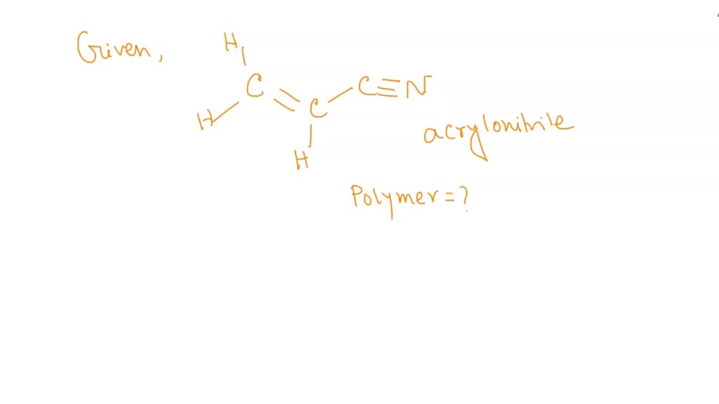 SOLVED: Identify the structure of the monomer used to prepare the ...