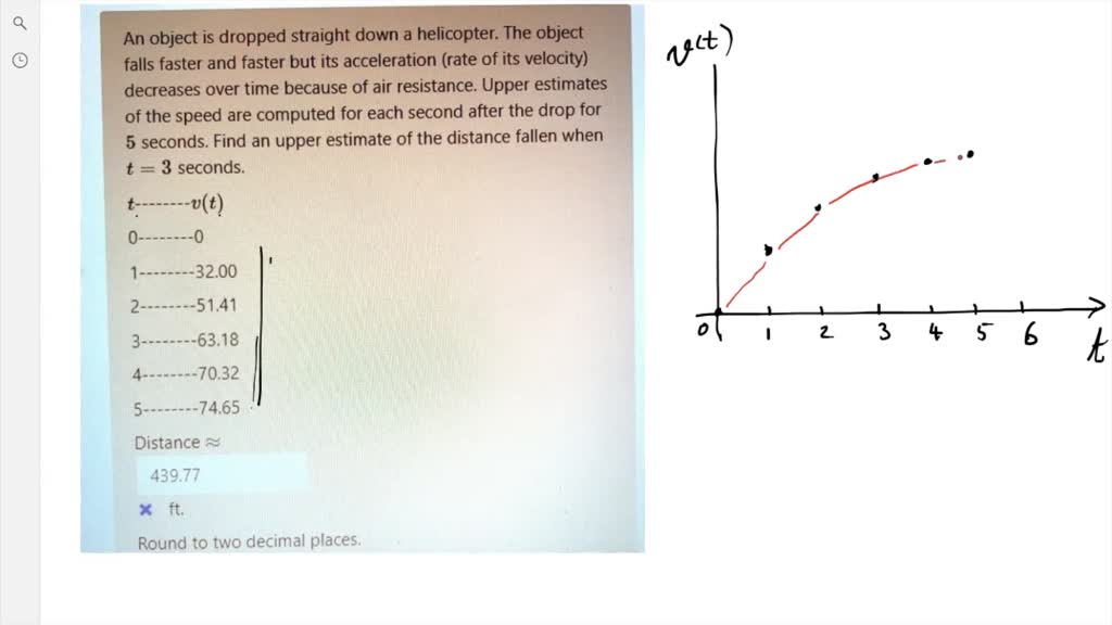 Solved An Object Is Dropped Straight Down A Helicopter The Object