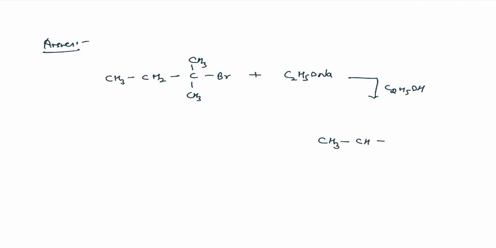 Solved 5 Select The Best Product From The Following Reaction At 75°c