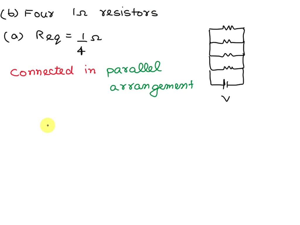SOLVED: a) Two resistors are connected in series across a 24V supply ...