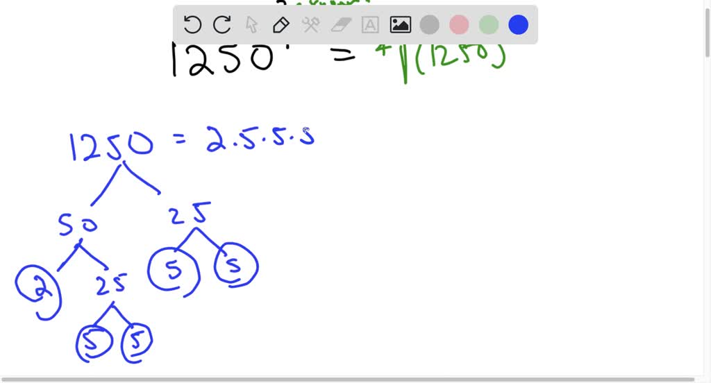 SOLVED: when 1250^3/4 is written in its simplest radical form, which ...