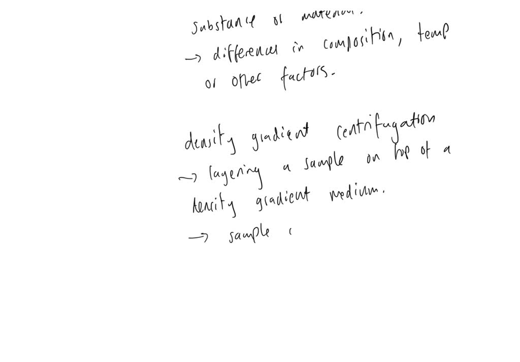 SOLVED: 3: What is a density gradient and how can it be used to compare ...