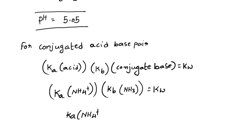 SOLVED: 2. Using Kb = 1.8x10^-5 for NH3, or Ka = 1.8x10^-5 for HC2H3O2 and 5.6x10^-11 for HCO3 ...