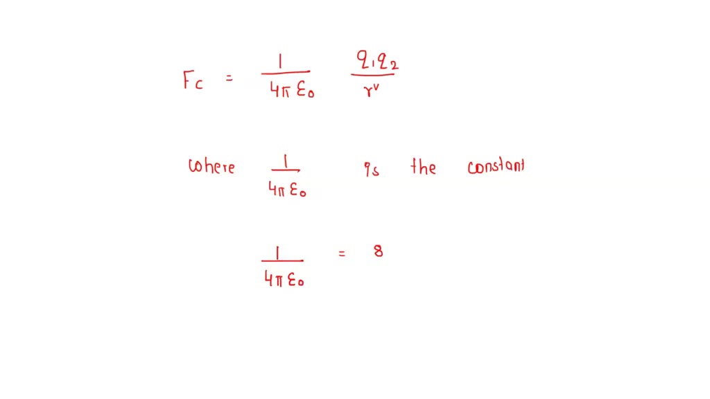 Solved Calculate The Force Of Attraction Between A K And An O2 Ion