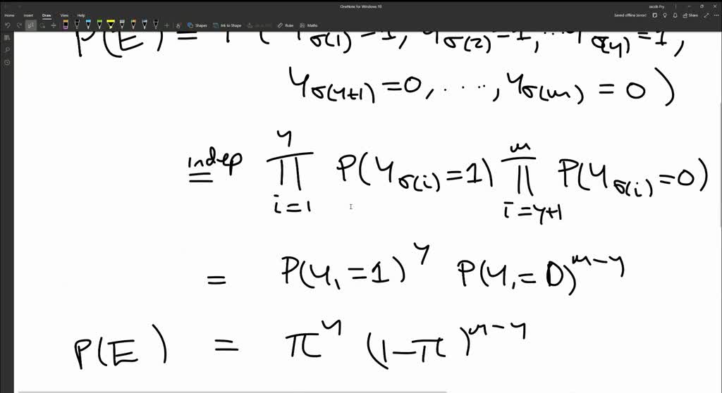 SOLVED: Suppose that Y1, · · · , Ym are independent Bernoulli random variables for which P(Yi =0 ...