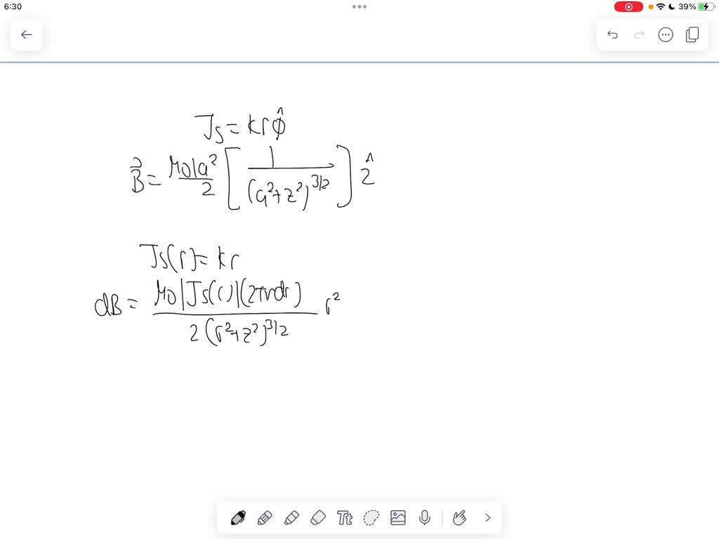 A circular disk of radius a is centered at the origin with its axis along the z-direction. It ...