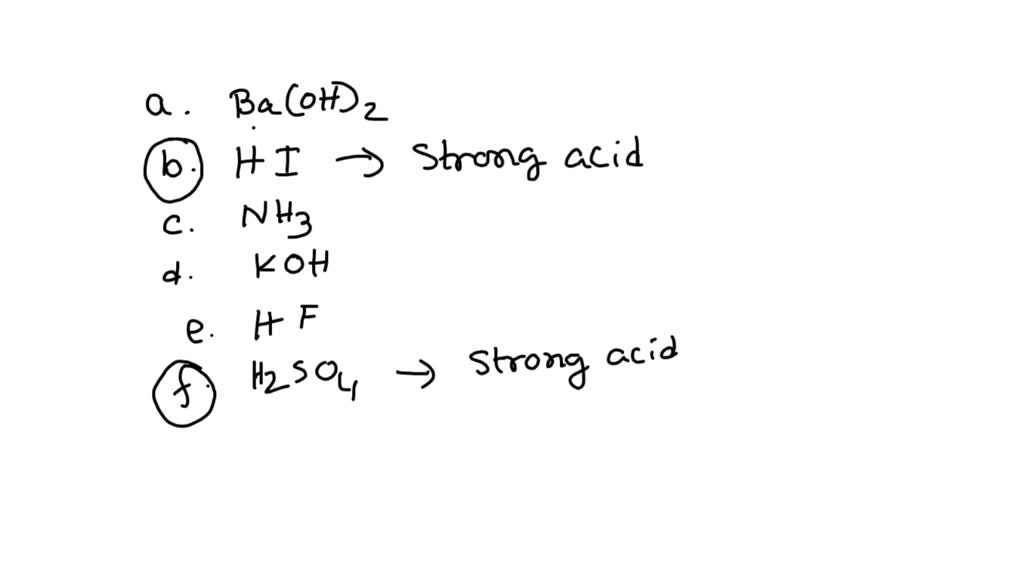 SOLVED: Based on the chemical formula provided, classify each compound ...